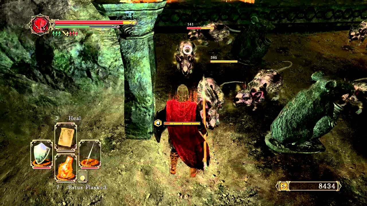 Dark Souls 2 - Royal Rat Vanguard (Melee) - YouTube