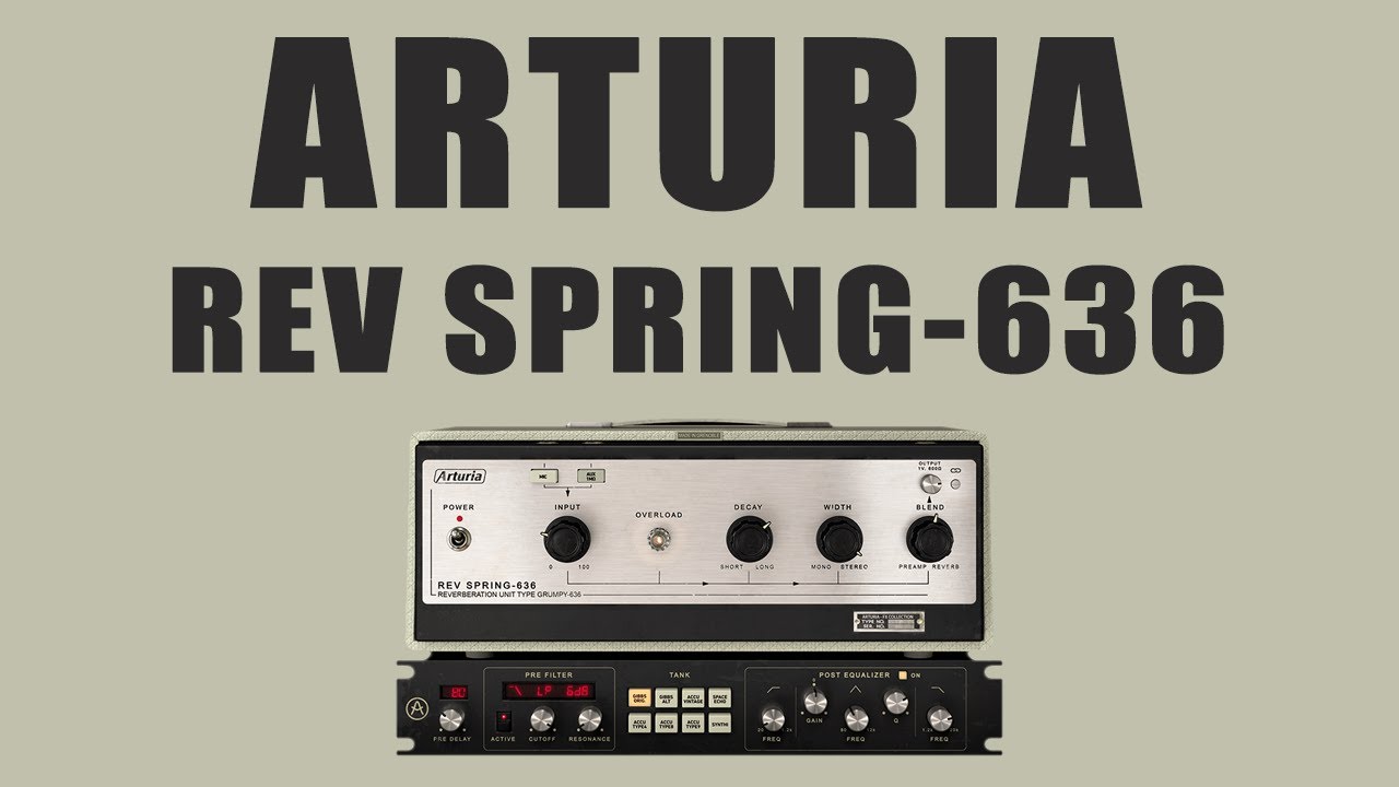 Arturia - Rev Spring 636 - Guitar Demo - YouTube