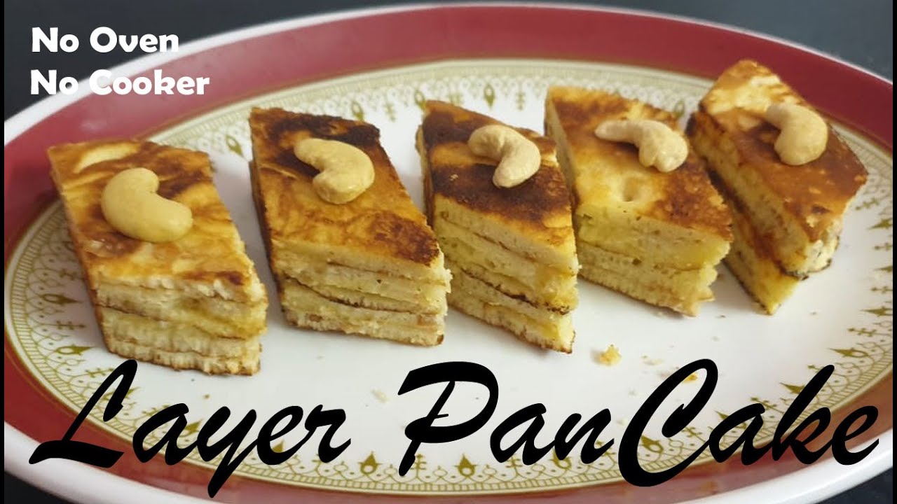 Layer PanCake | Easy Fluffy PanCake | Kikku Kitchen - YouTube