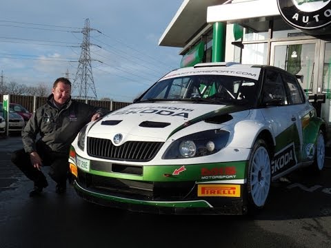 Shakedown of the Simpsons SKODA Fabia S2000 - YouTube