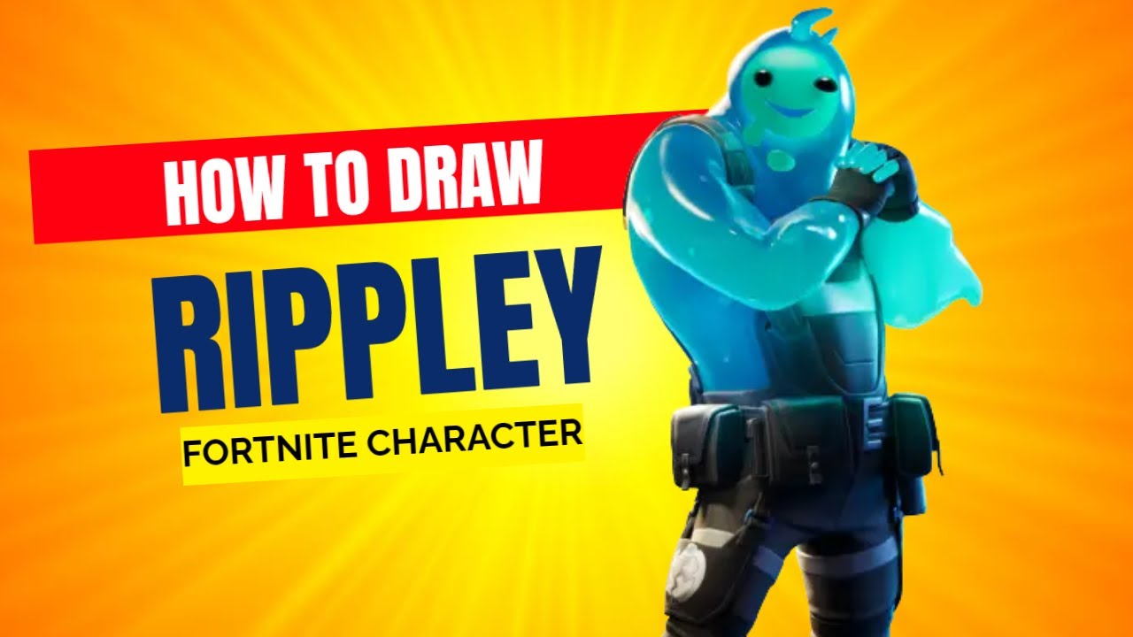 HOW TO DRAW RIPPLEY | FORTNITE CHARACTER #rippley #howtodraw #drawing # ...