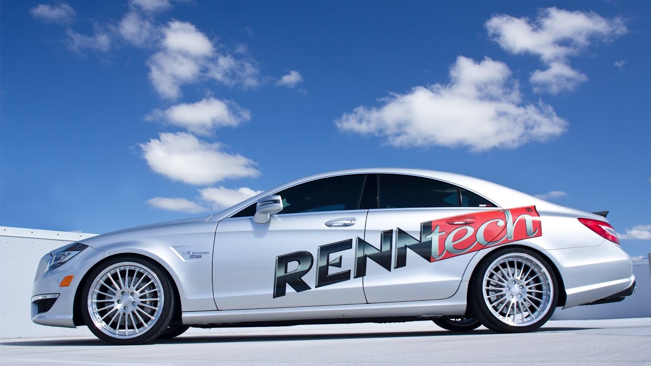 RENNtech CLS 63 Biturbo Down Pipe - YouTube