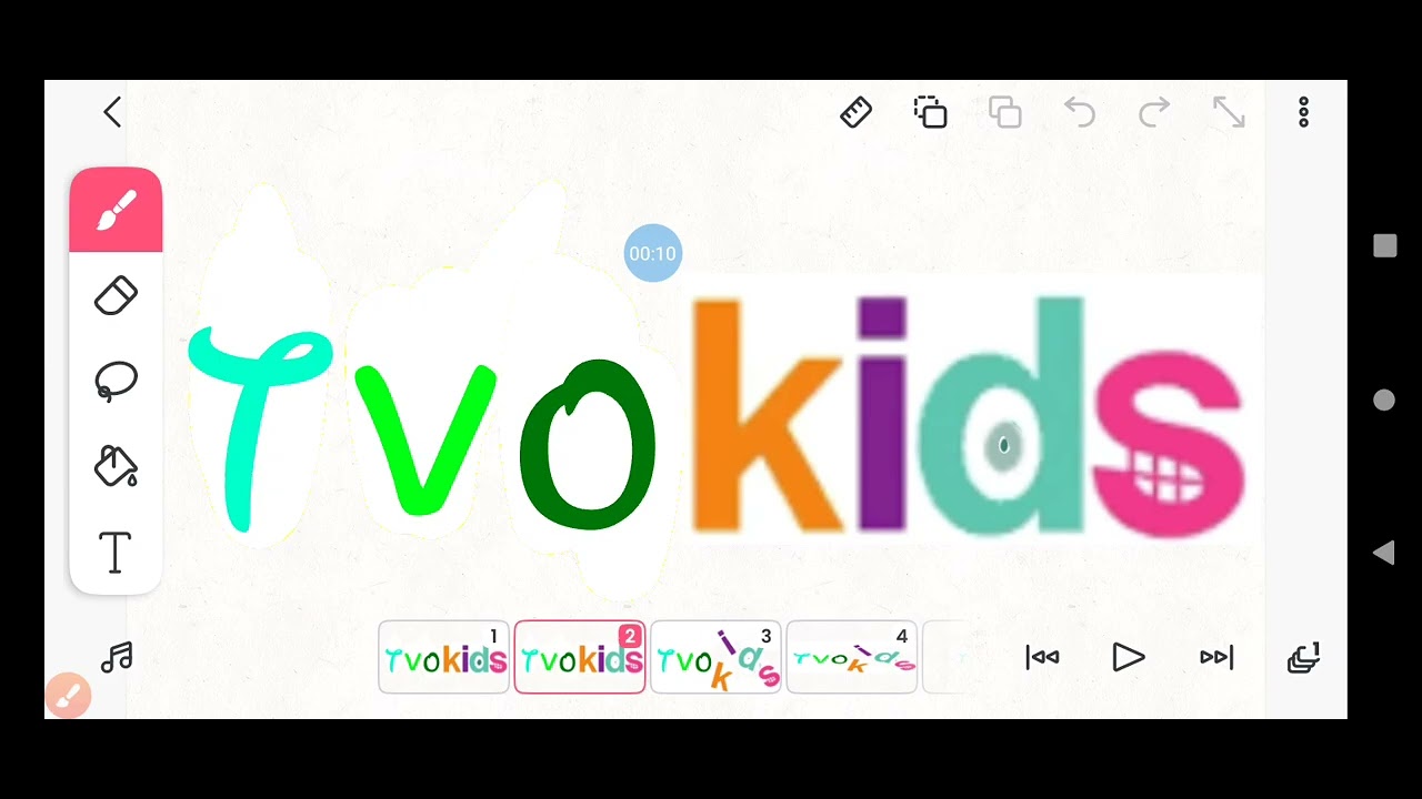 fan's tvokids logo bloopers 3 take 17 tvotext is font blooper - YouTube