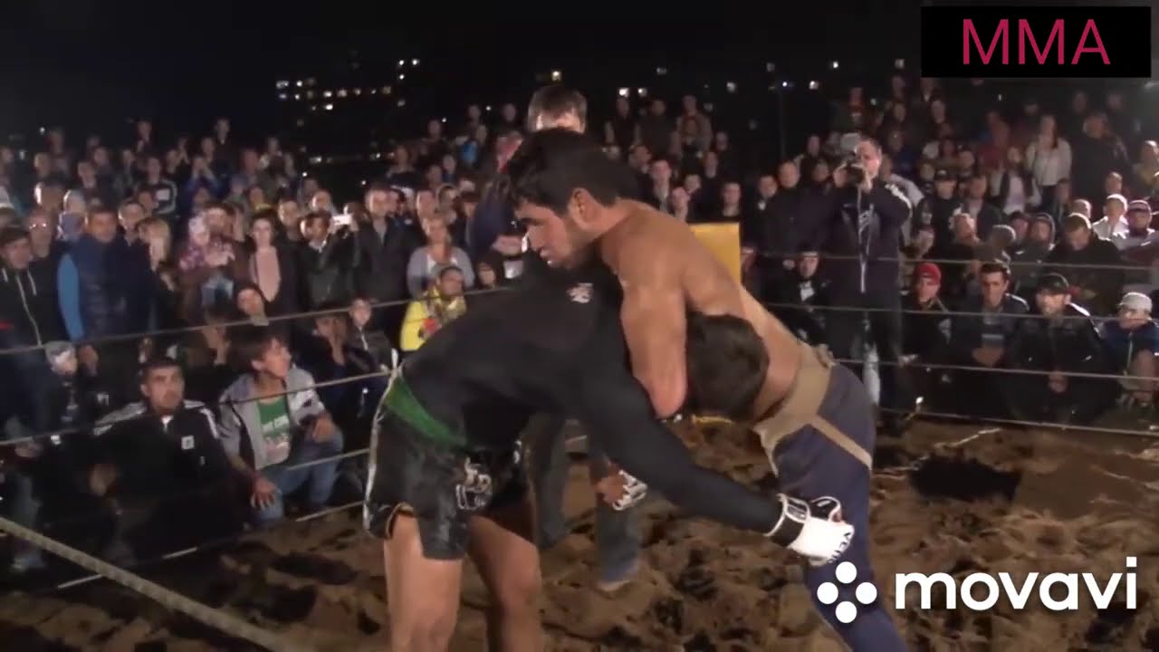 Fighter from Tajikistan vs MMA fighter - YouTube