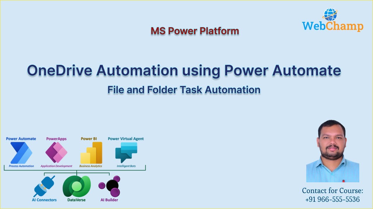 Power Automate 18: OneDrive Task Automation in Power Automate | File ...
