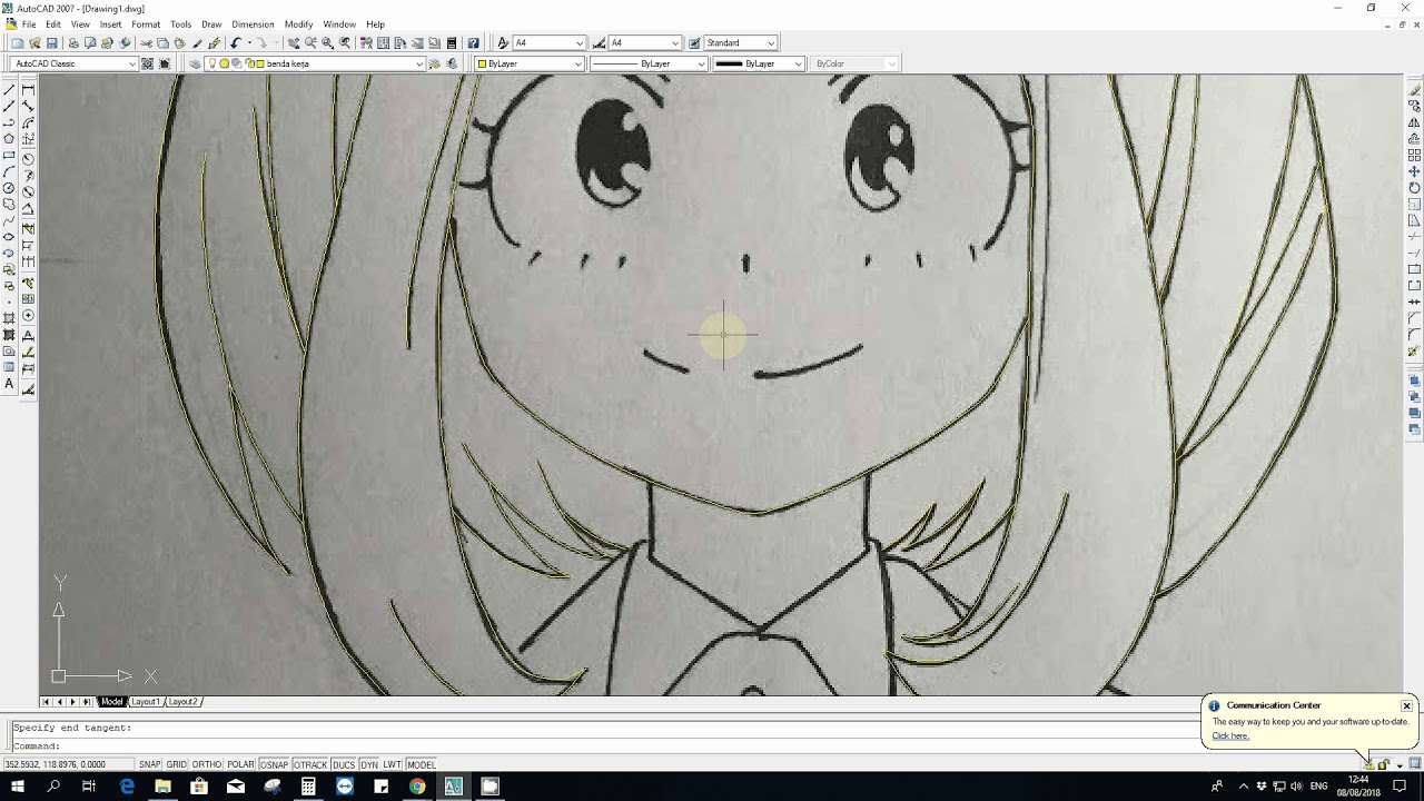 AutoCAD | Boku no Hero Academia Uraraka - YouTube