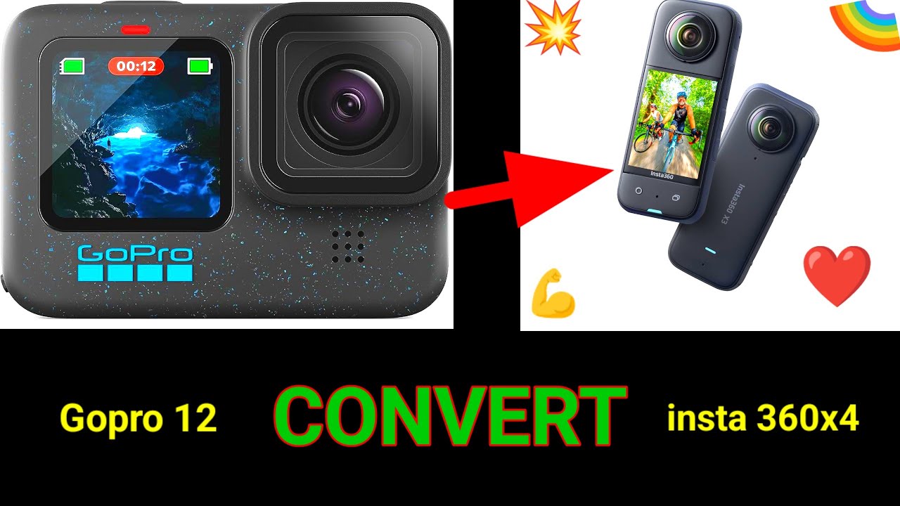 How To Make Hero Gopro 10,11,12, into insta 360x4 🔥how to gopro 10,11 ...