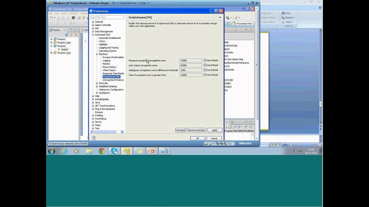 IBM RFT 8.5 - Part 5 - Update recognition properties - YouTube
