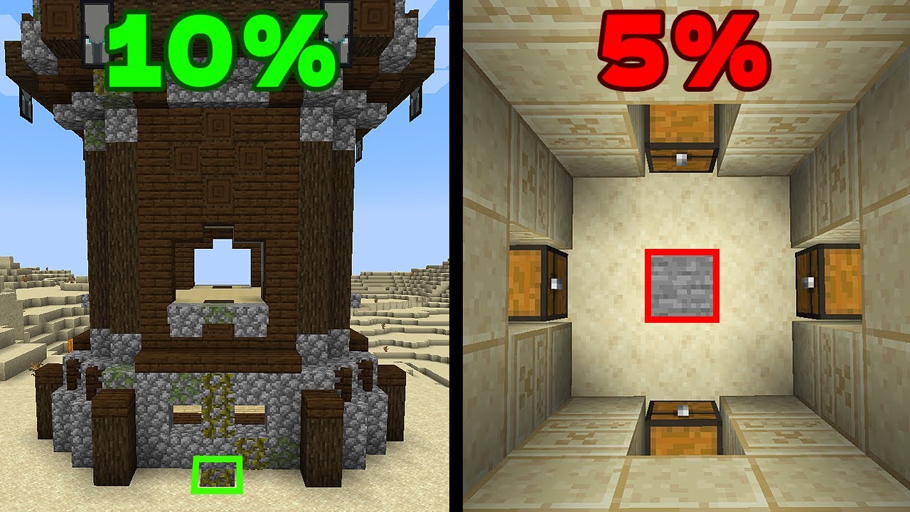 rarest secret rooms in minecraft #6 - YouTube