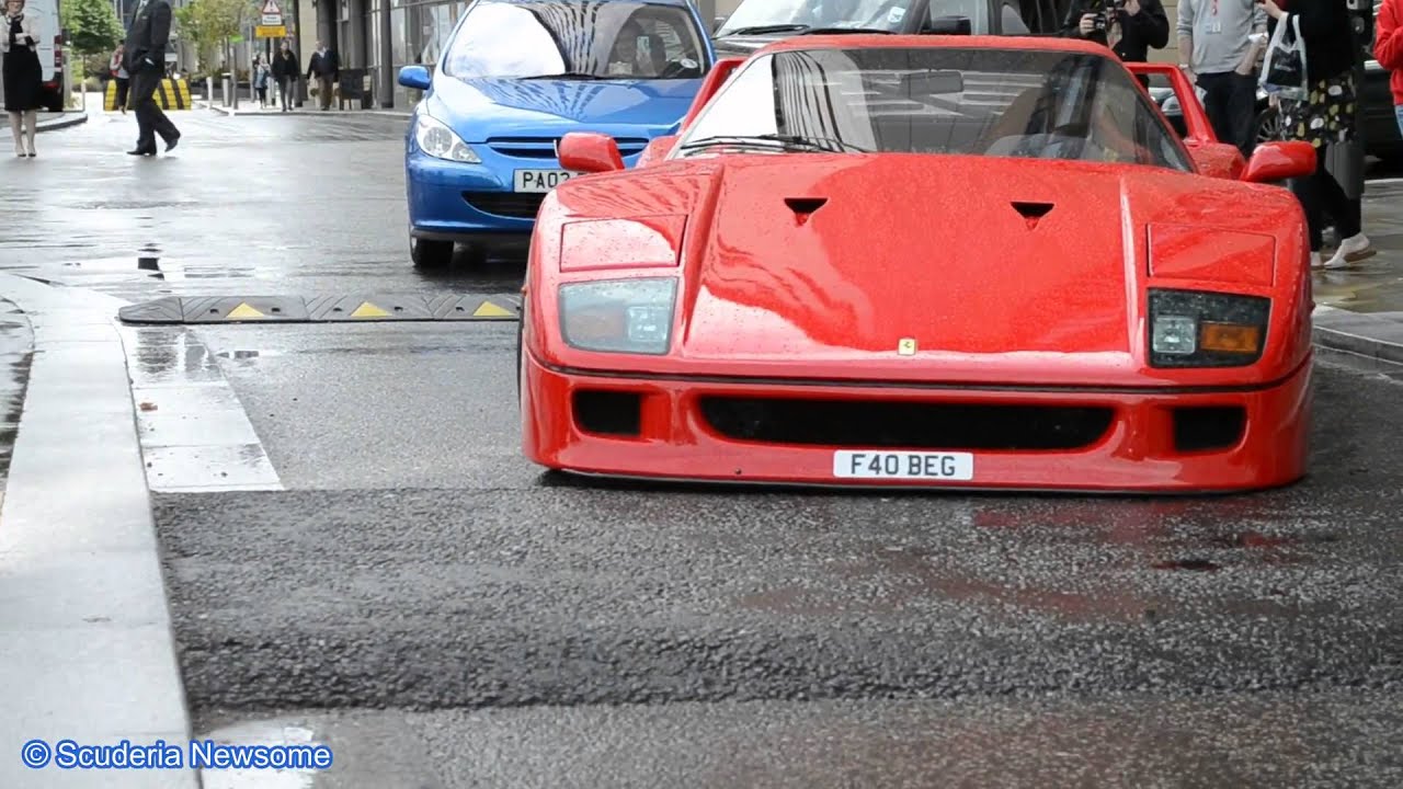Ferrari F40 & a Pulse GT1 vs Speed Bump - FULL HD 1080P - YouTube
