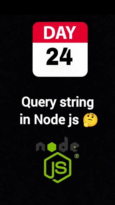 🔗 Query String in Node.js? | Node.js URL Parameters Explained! #short#shorts#nodejs #backend # ...