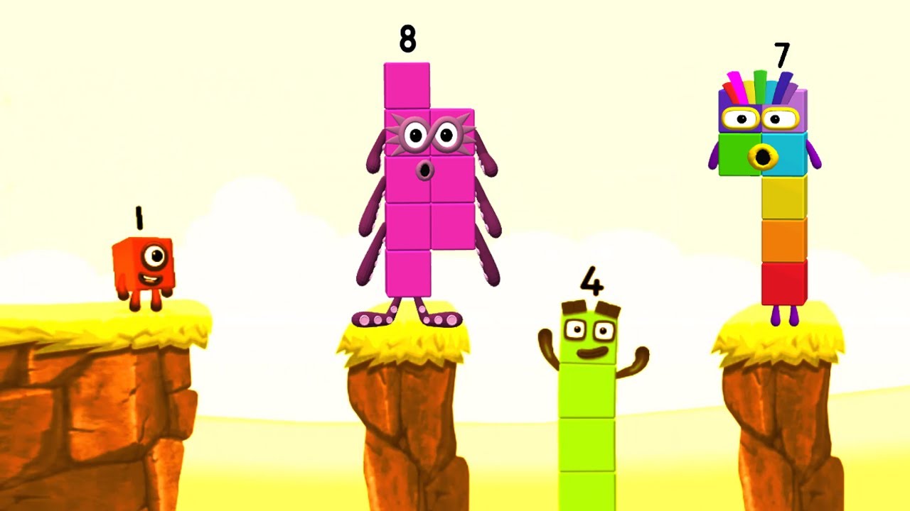 Numberblocks Learning Adventures #85 - Meet the Numberblocks 4 1 7 ...