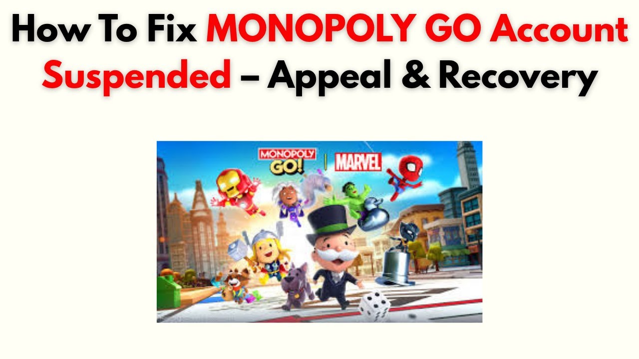 How to Fix MONOPOLY GO Account Suspended – Appeal & Recovery - YouTube