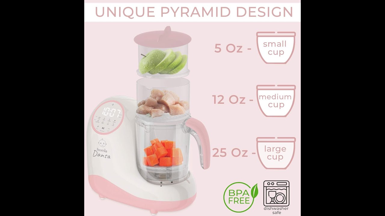 Baby Food Maker Chopper Grinder - Mills and Steamer 8 in 1 Processor ...