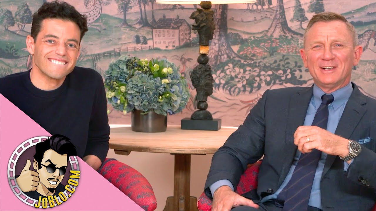 Daniel Craig & Rami Malek Interview - NO TIME TO DIE (2021) - YouTube