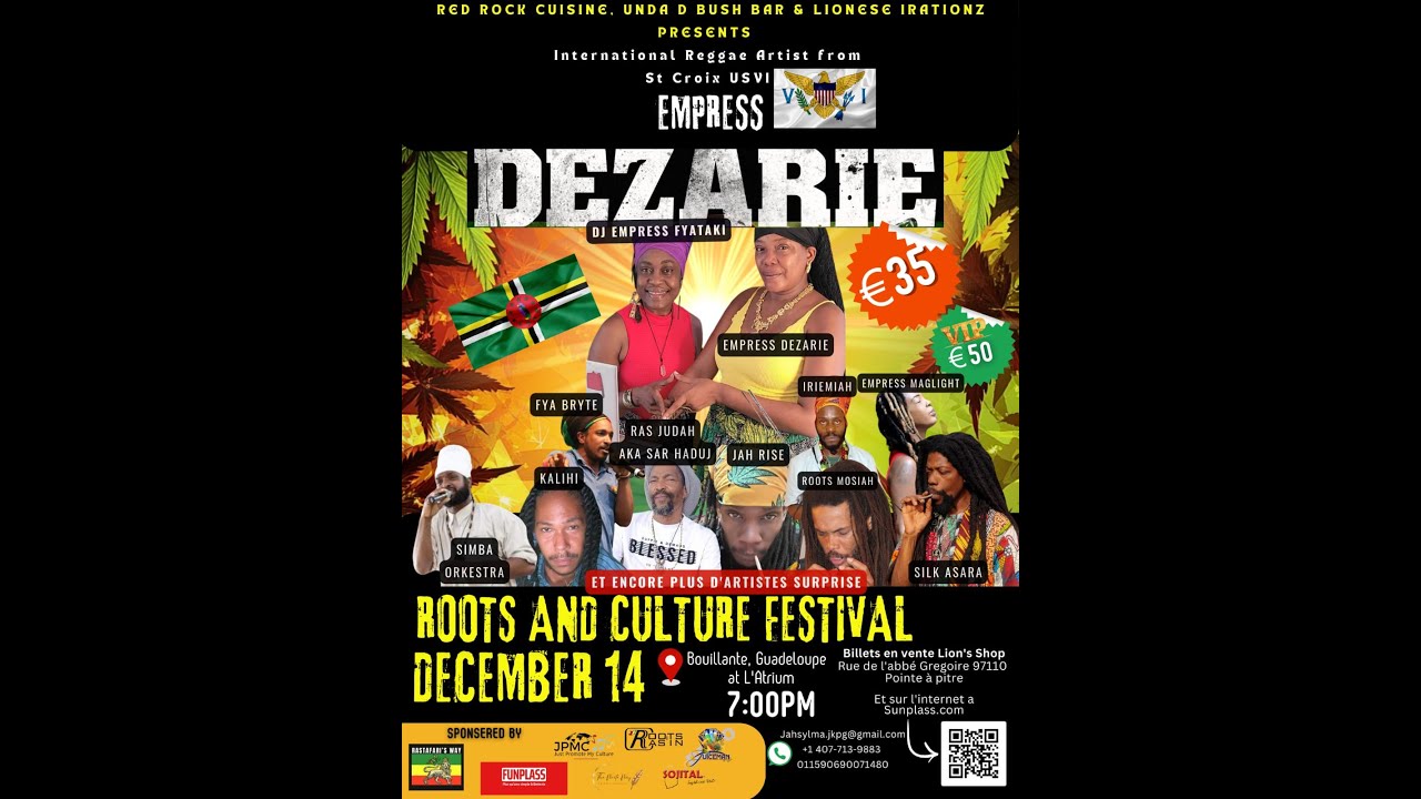 CONCERT DEZARIE ARTISTES PREMIERE PARTIE LE SAM 14 DECEMBRE A 19H A L ...