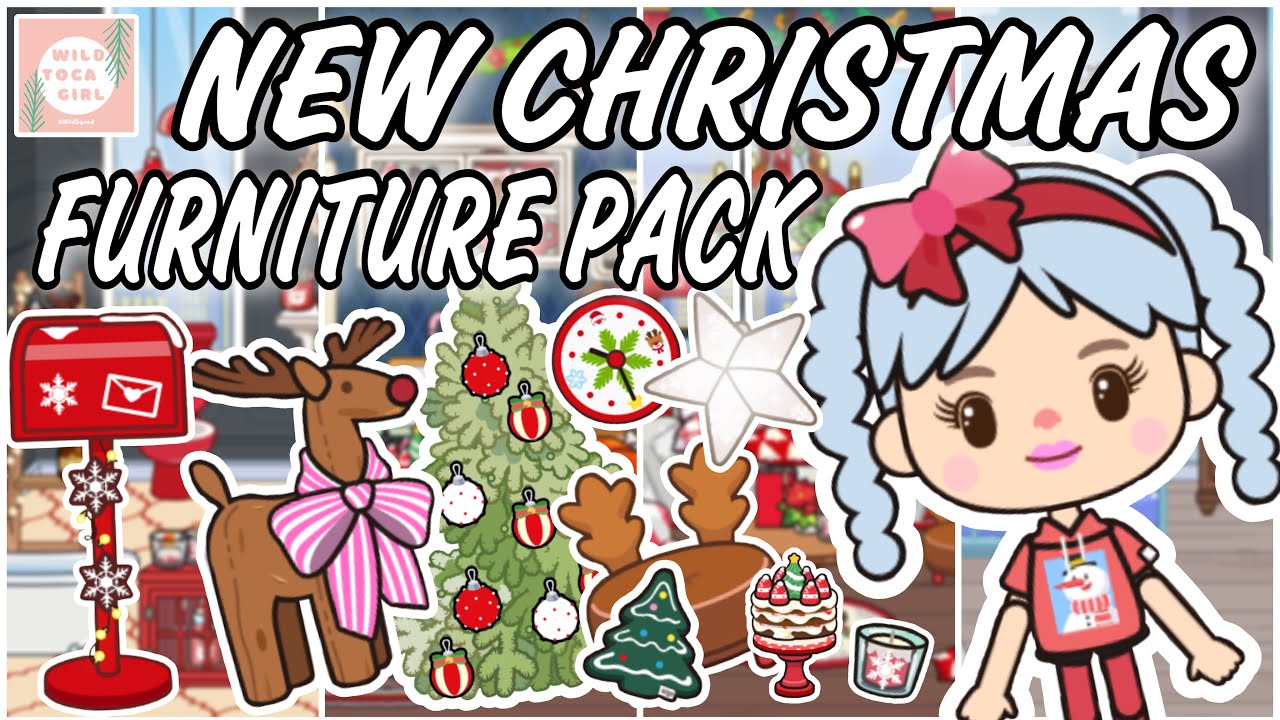 NEW CHRISTMAS FURNITURE PACK 🎄🎅 MIGA WORLD 🌎 - YouTube