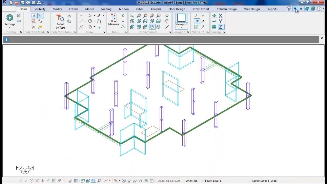 Import from Revit and Modeling in ADAPT-Builder - YouTube