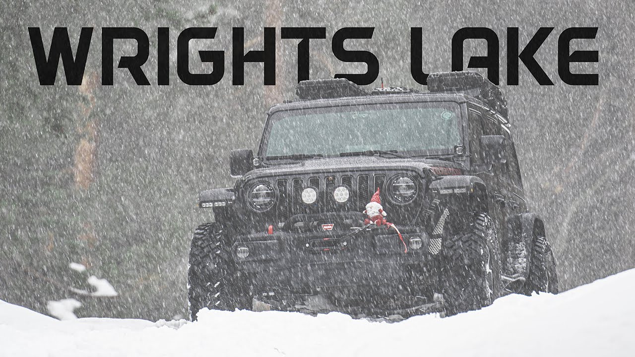 Jeep Rubicon Snow Off Road - Wrights Lake on Christmas - YouTube