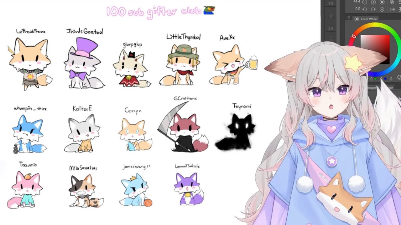 anny draws sub gifter toffees (part 5 - subathon day 26) - YouTube