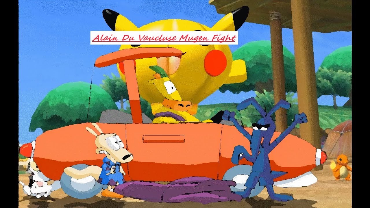 Mugen : Cartoon : Rocko Wallaby Vs Blue Aardvark (Request) - YouTube