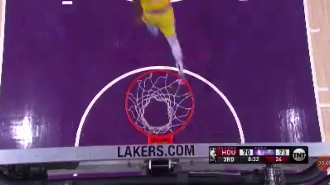 Lebron james reverse windmill dunk! - YouTube