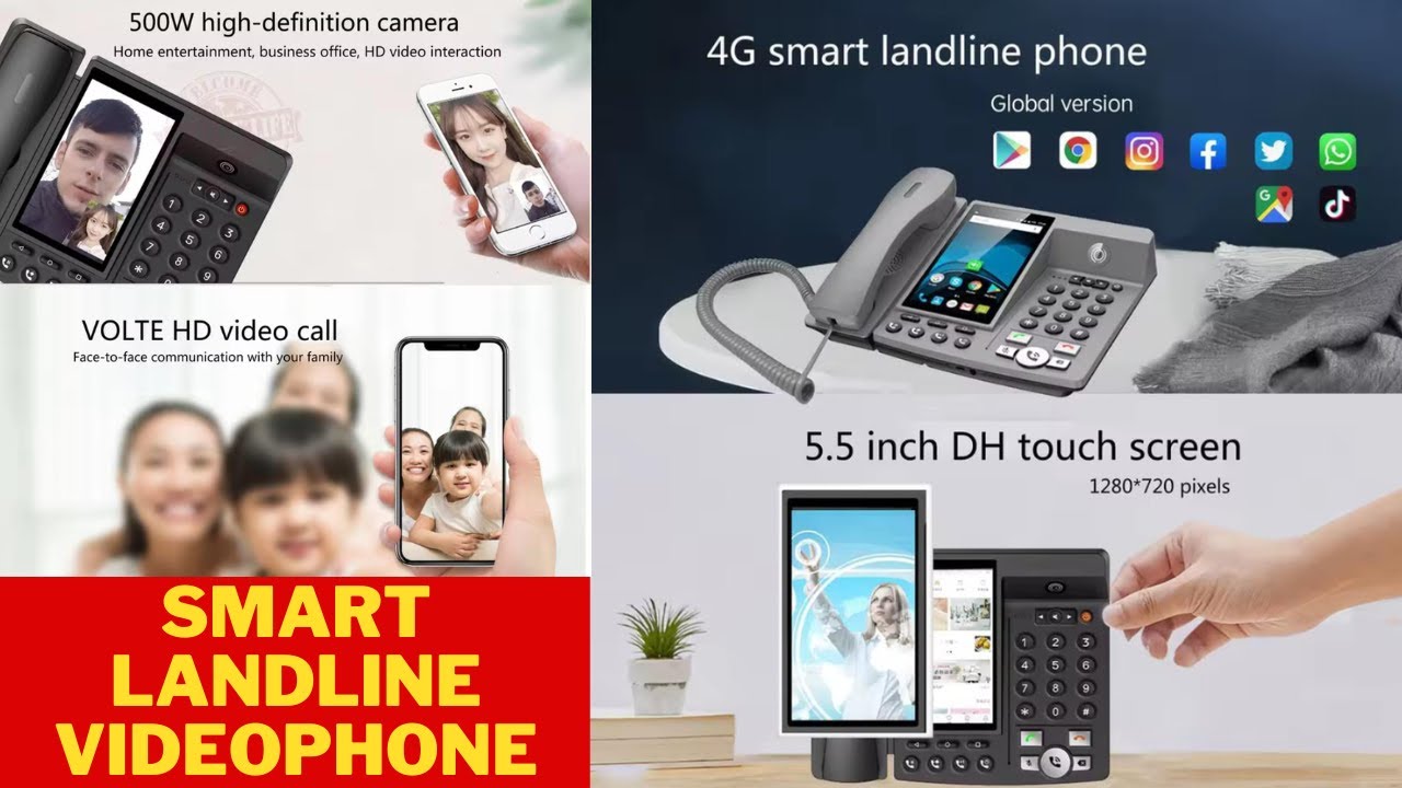 Smart LTE 4G Fixed Wireless Landline Android 8.1 4G SIM Network ...