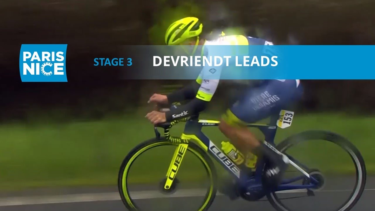 Paris-Nice 2020 - Stage 3 - Devriendt leads - YouTube