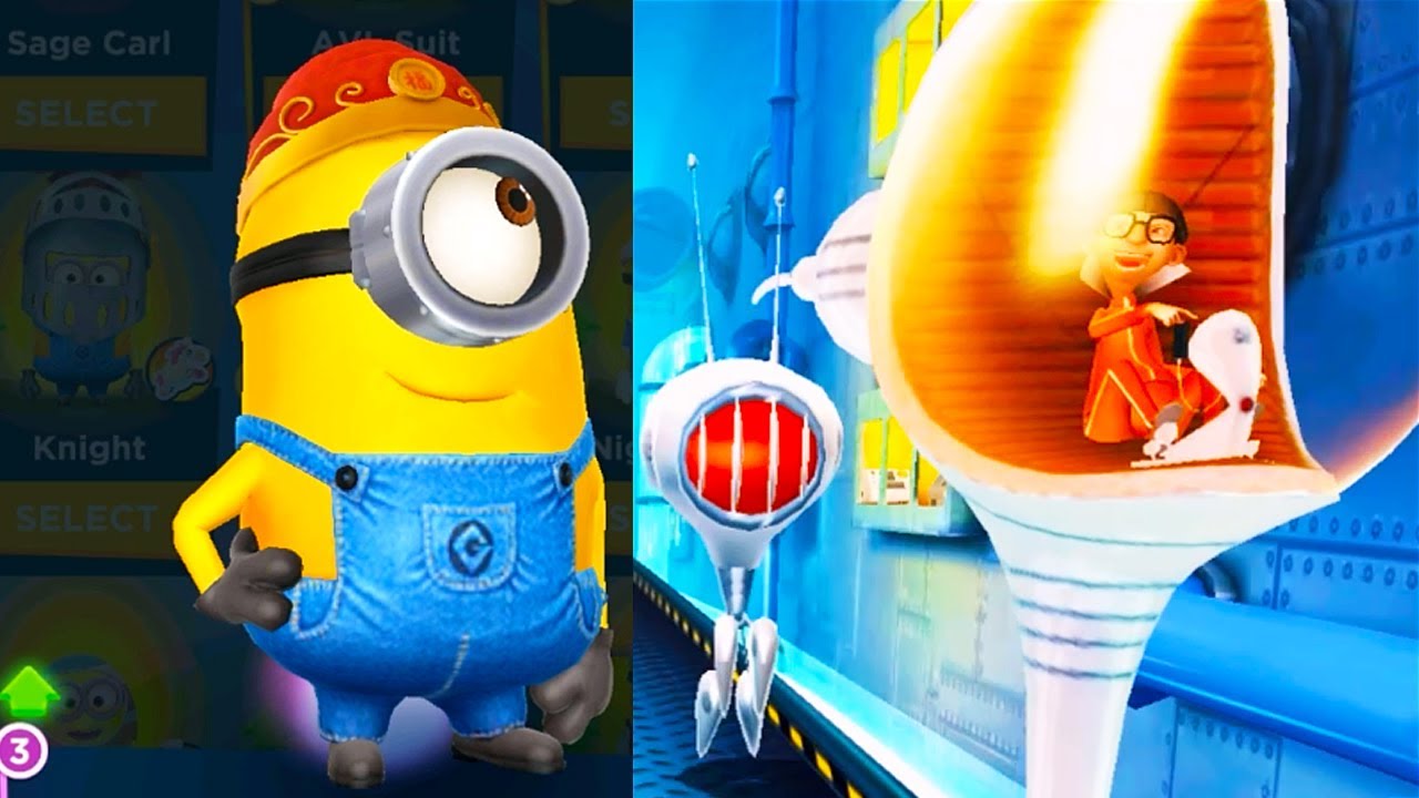 Sage Carl minion vs Vector and His Drones ! Despicable me minion rush ...