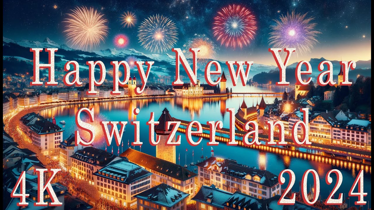 Spectacular New Year's Eve in Lucerne, Switzerland - Fireworks and ...
