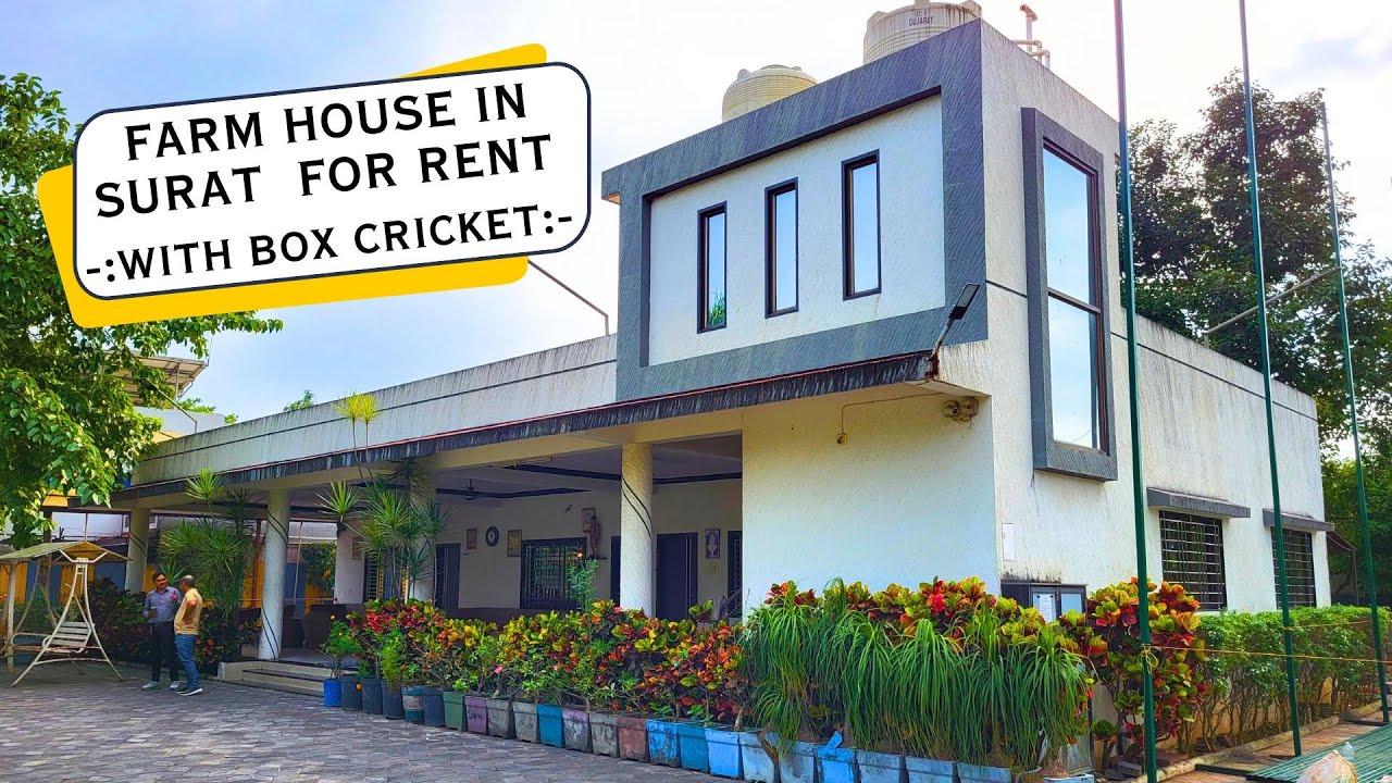 Farm house in Surat For Rent With Box Cricket - YouTube