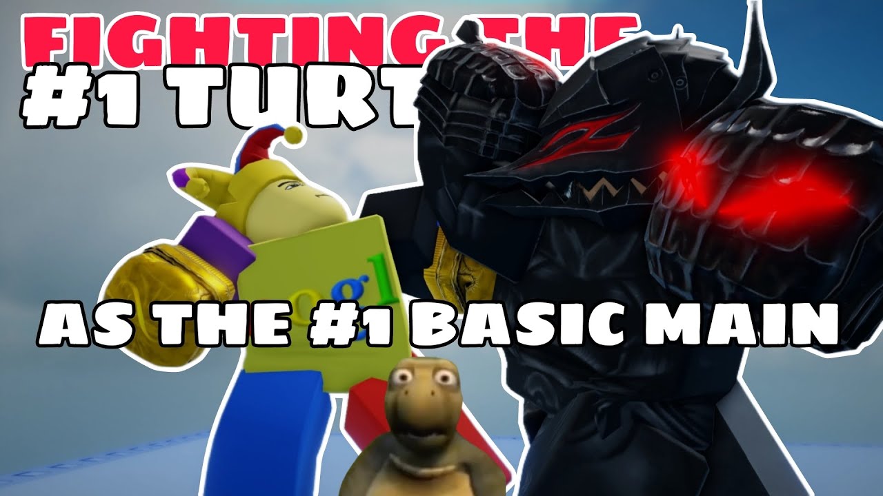 FIGHTING THE #1 TURTLE MAIN AS THE #1 BASIC MAIN IN UNTITLED BOXING ...