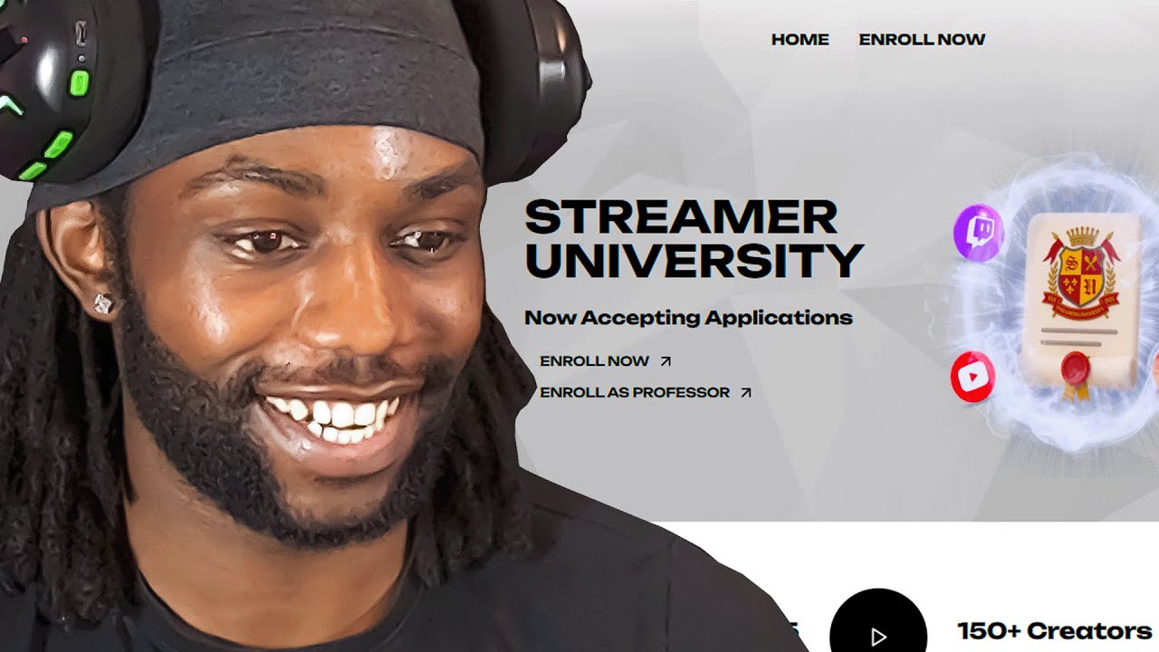 I Applied For Streamer University - YouTube