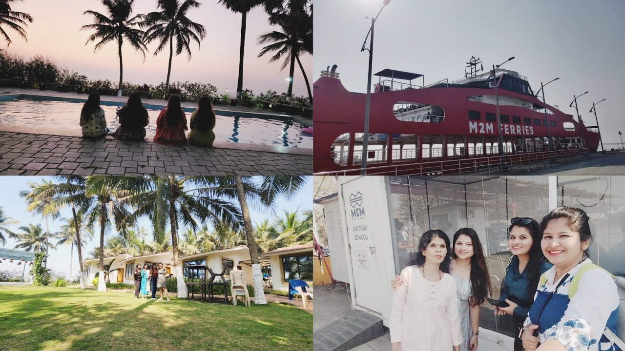 Weekend trip to alibaug by M2M ferry|Stay in SHANT BEACH RESORT in ...