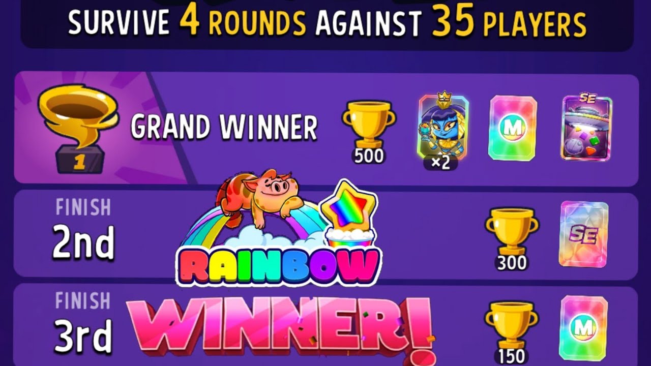 rainbow rumble match | match masters rainbow rumble 35 players grand ...