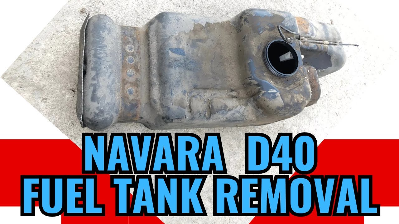 Nissan Navara D40 fuel tank removal guide - YouTube