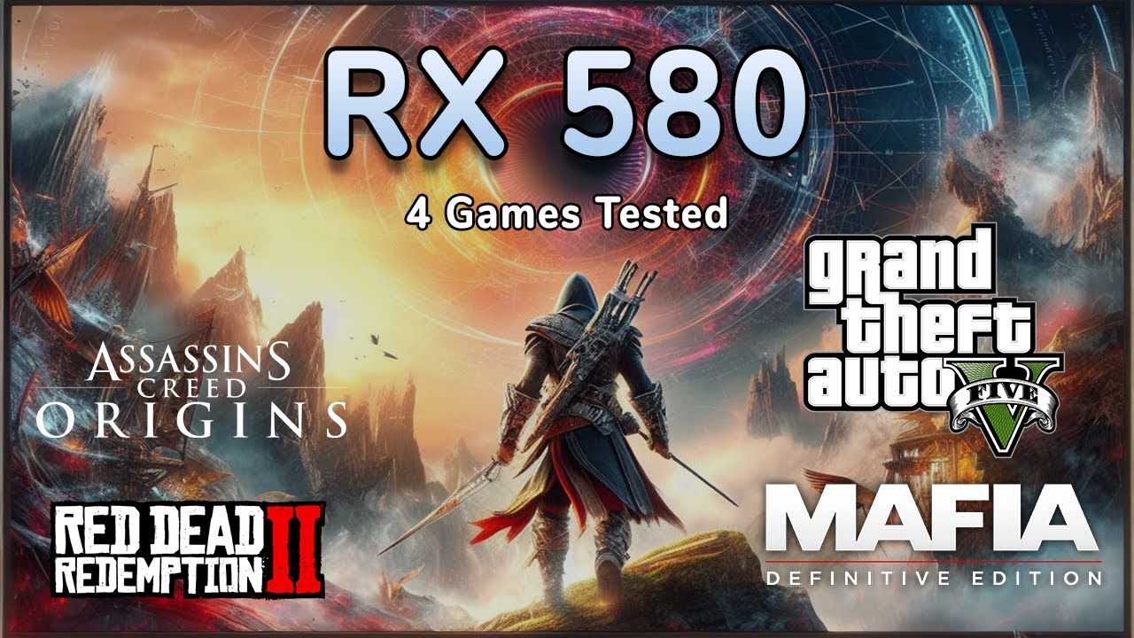 RX 580 8GB Test in 4 Games at 1080p - Ultra Settings (2024) - YouTube