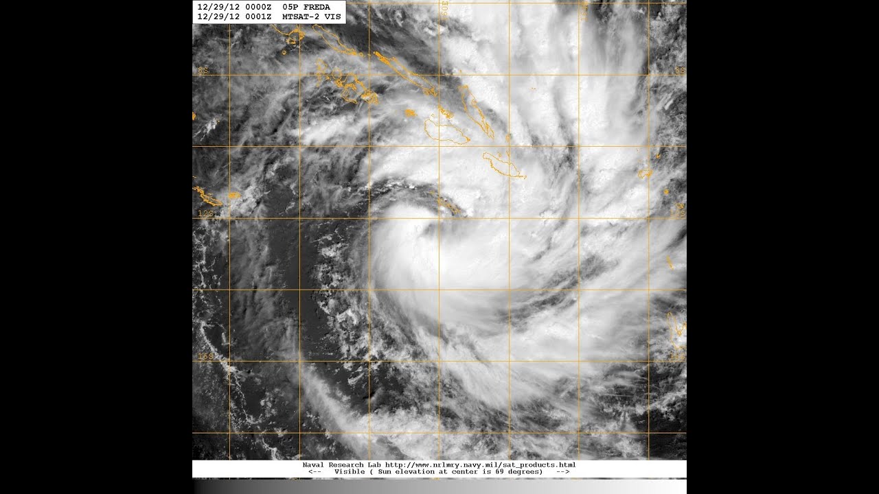 Cyclone Freda - Update 1 (Dec 29, 2012) - YouTube