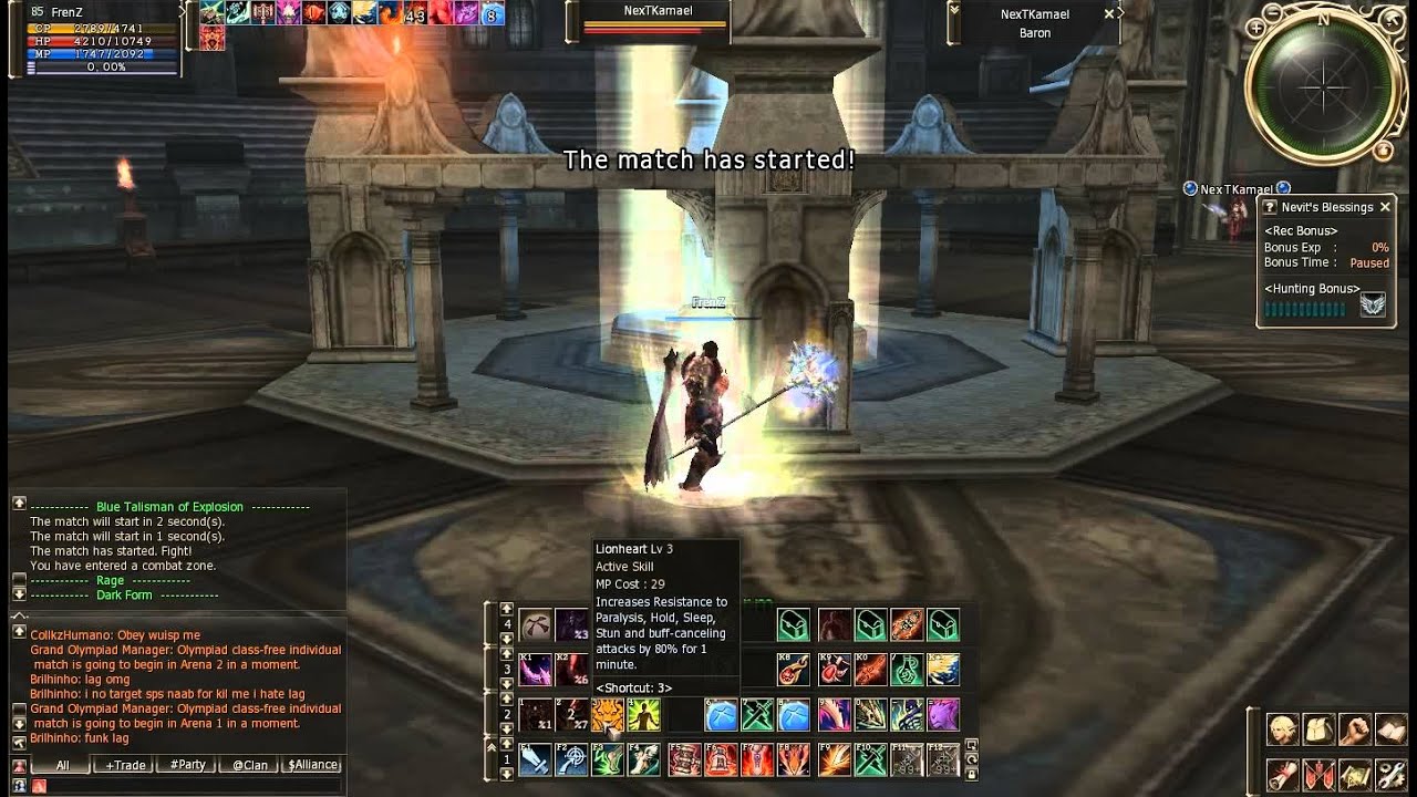 Lineage 2 High Five Olympiad Titan FrenZ(Furious) - YouTube