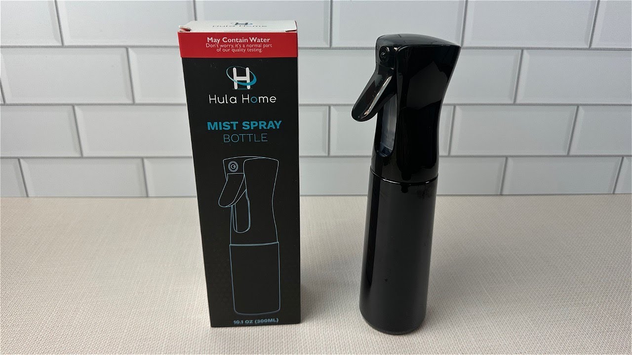 Hula Home 10 oz Spray Bottle with Continuous Mist - YouTube