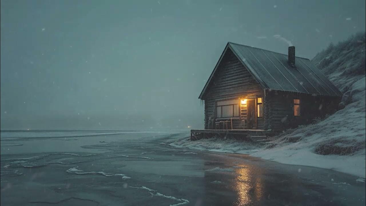 Winter Storm & Wind Sounds for Sleeping┇Loud Freezing Blizzard┇Snowstorm┇Howling Wind & Blowing ...