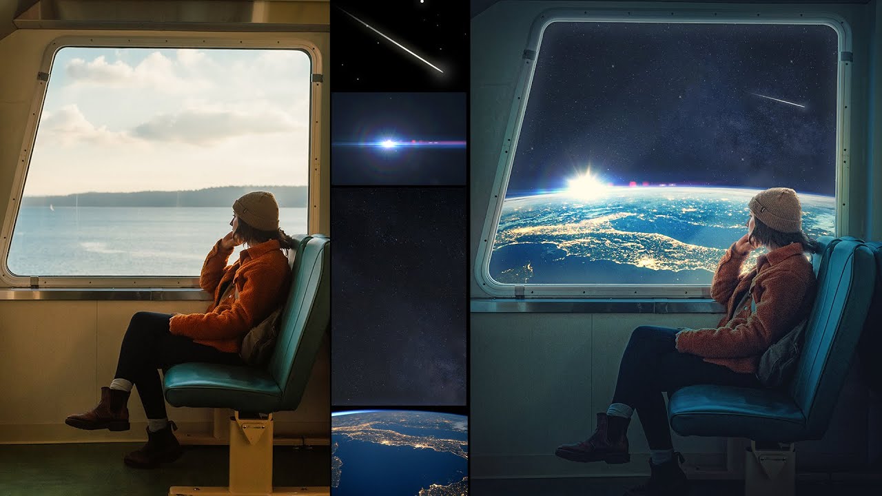 Space Travel Photo Manipulation Photoshop Tutorial - YouTube