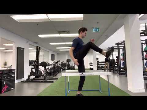 Lateral Hurdle Step Overs (Big Hurdles) - YouTube