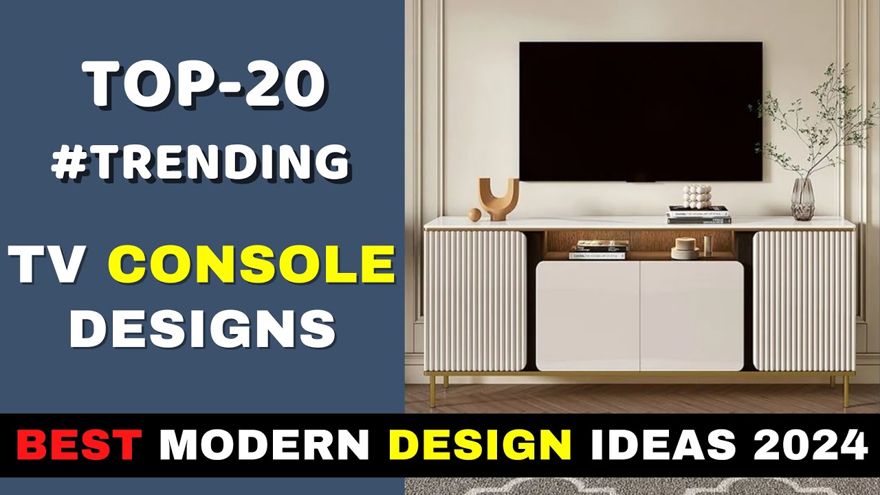 Trending Console Design 2024 | Modern Console Design | TV Cabinet ...