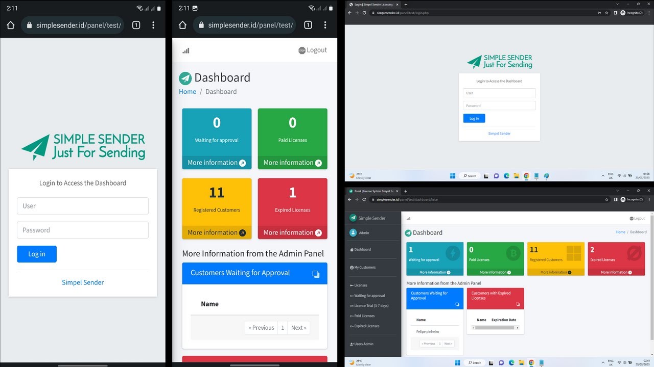 SIMPLE SENDER LICENSE SYSTEM | BEST WHATSAPP BULK SENDER | BOTMASTER SIMPLE SENDER - YouTube