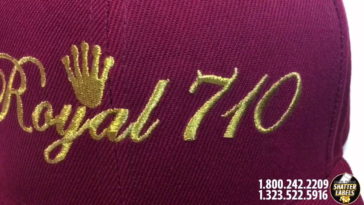 Royal 710 - Custom made SnapBack / Custom Hats by Shatter Labels - YouTube