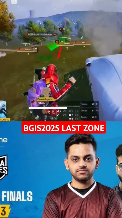 bgis 2025 last zone fight #bgis2025 #bgmishorts #bgmi #viralshort #trendingshorts #krafton #pubg ...