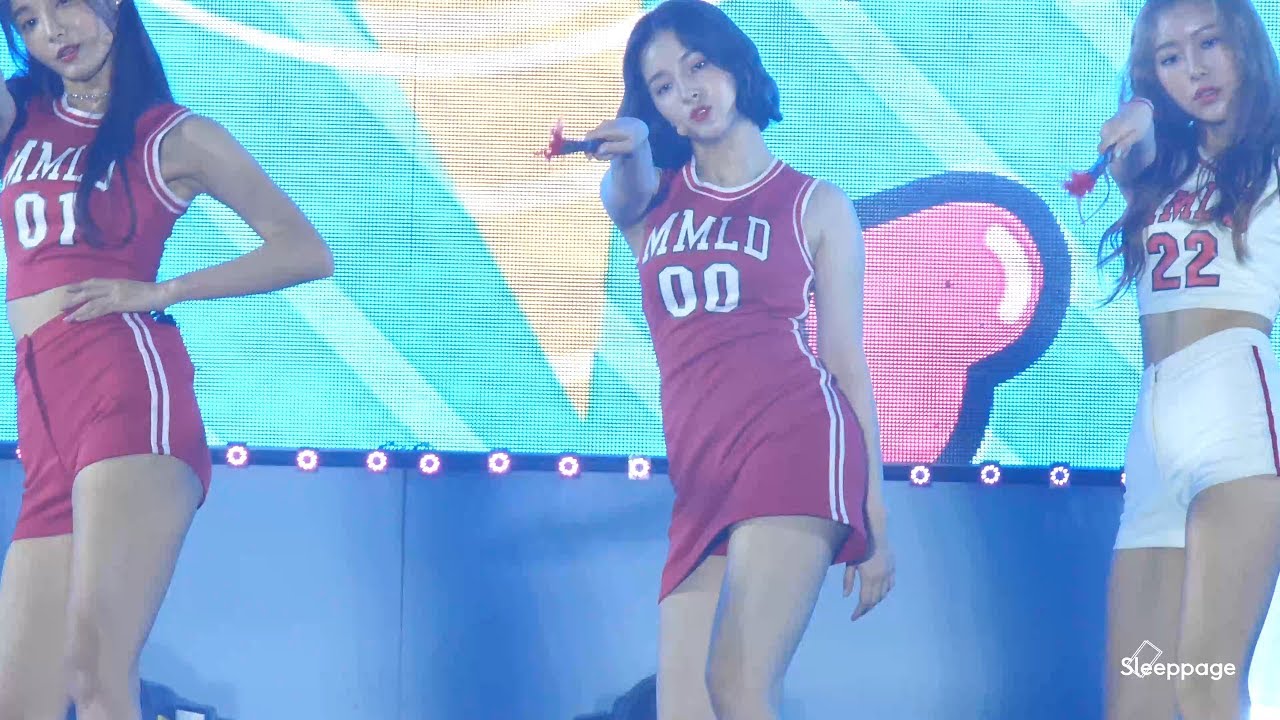[4K] 180721 모모랜드 MOMOLAND 배앰 BAAM 낸시 NANCY @ 안동KPOP콘서트 By Sleeppage - YouTube