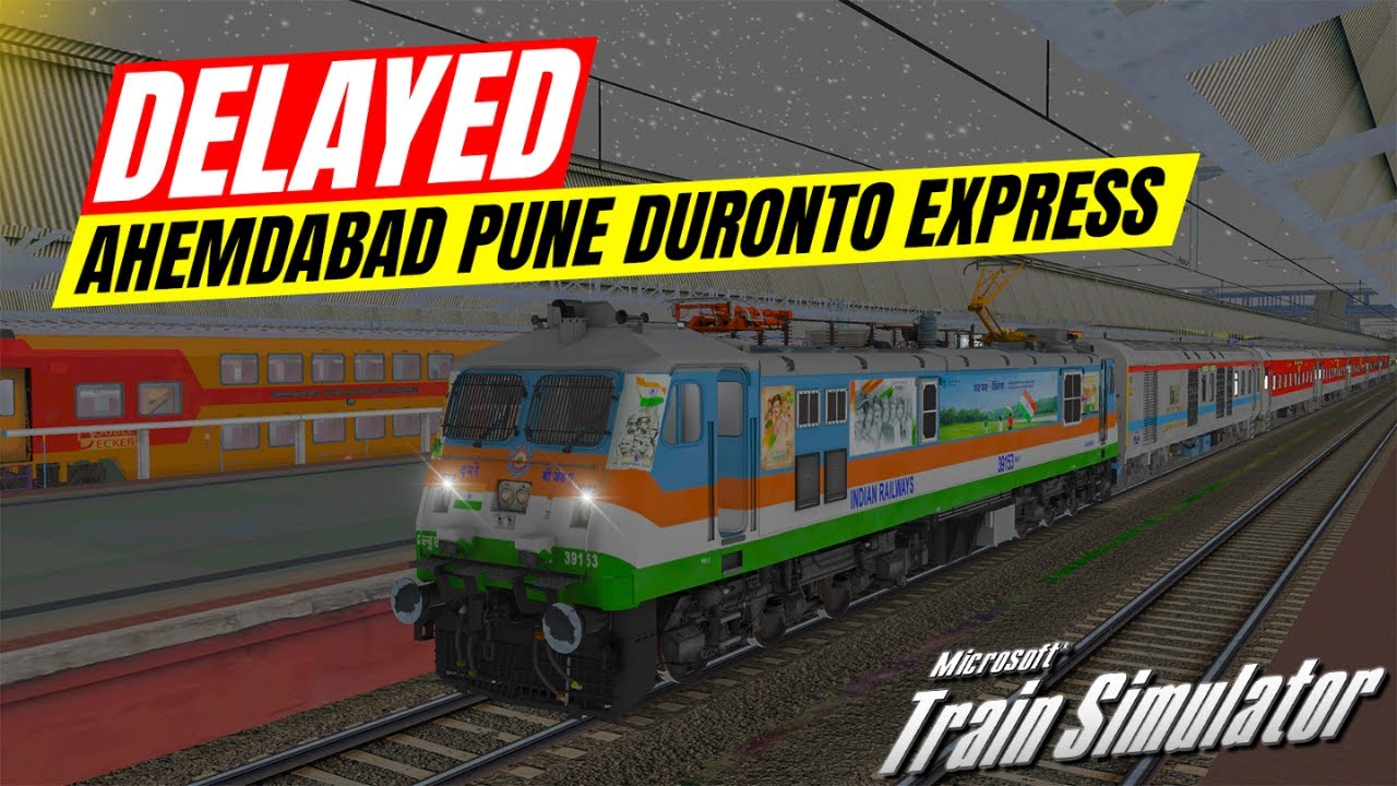 8 HOURS LATE RUNNING TRAIN | 12297 AHMEDABAD - PUNE DURONTO EXPRESS ...