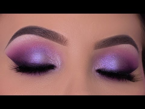Purple Violet Eye Makeup Tutorial | Purple Holiday Makeup